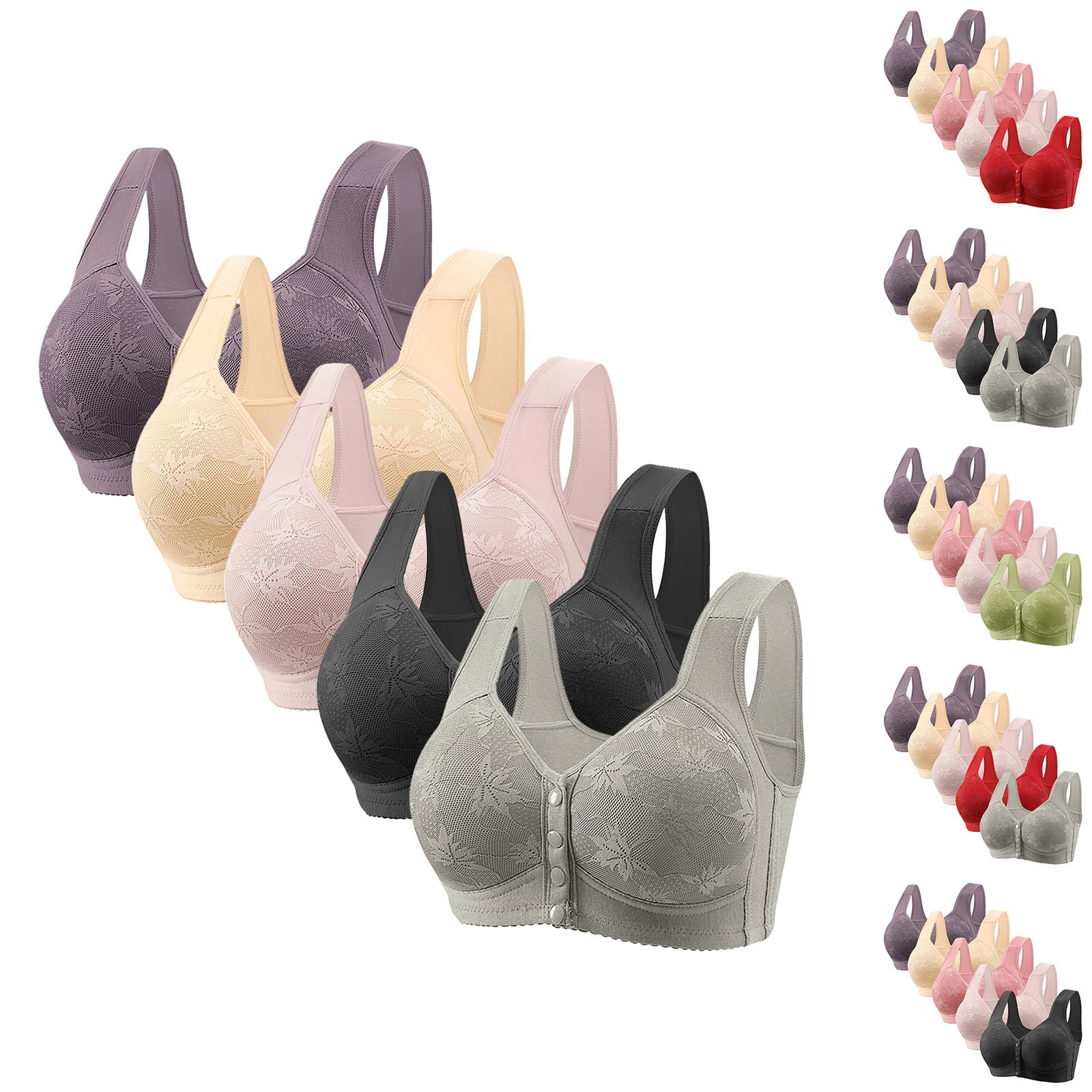 Summer Fashion Plus Size Sports Bras for Women 2025 Sexy Non Magnetic ...