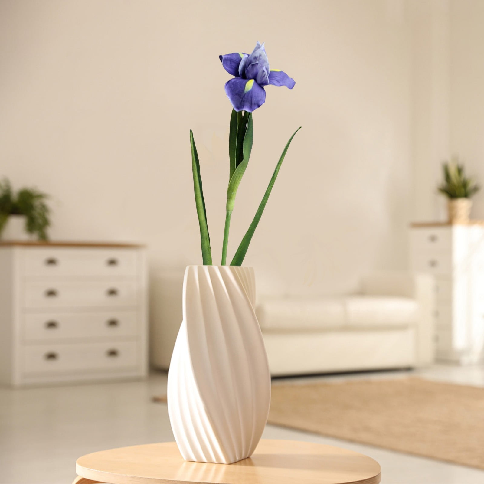 Summer Faux Flowers, Fake Indoor Plant, Outdoor Uv Resistant Artificial ...