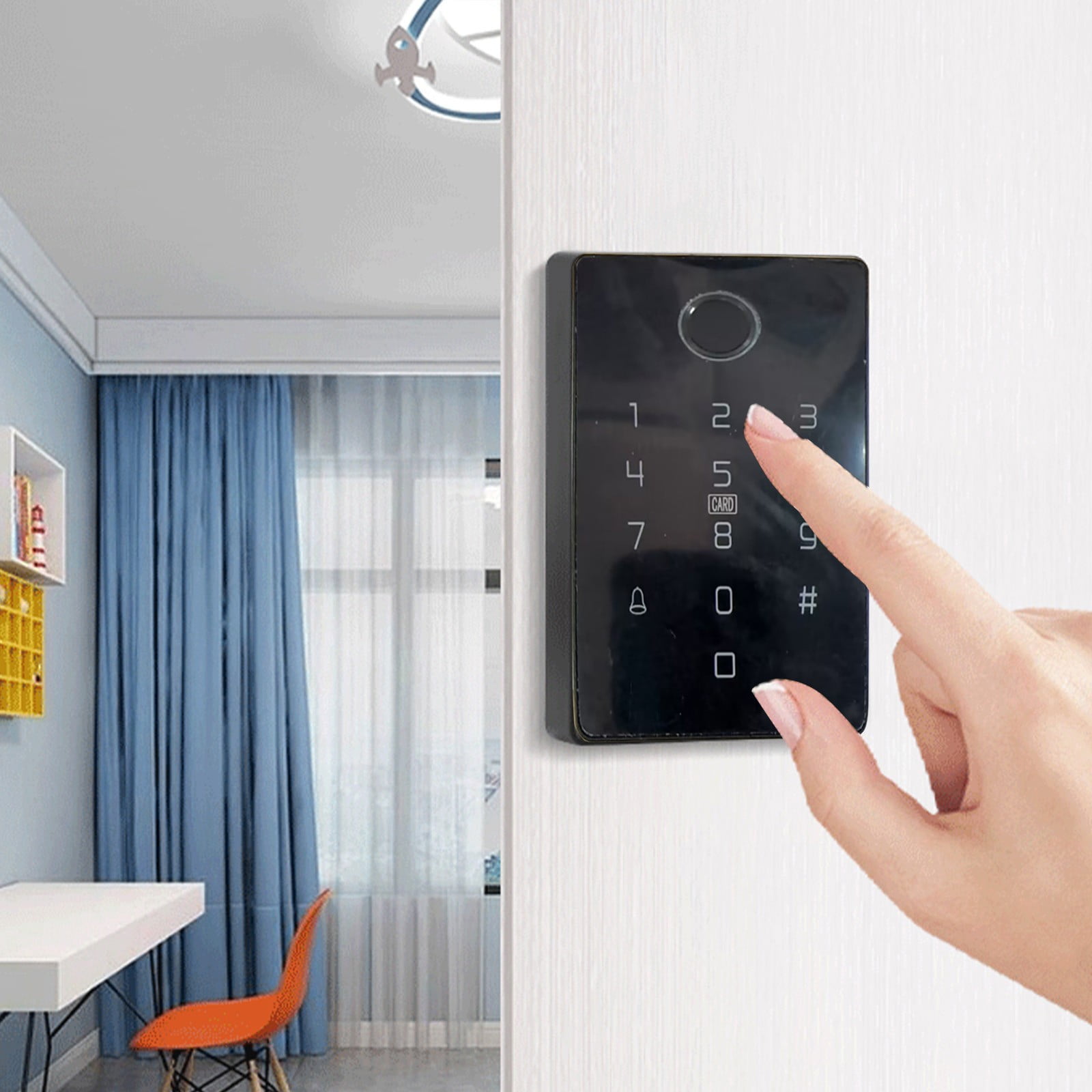 Summer Favorite, Smart Fingerprint Door Lock, Password Card Reader ...