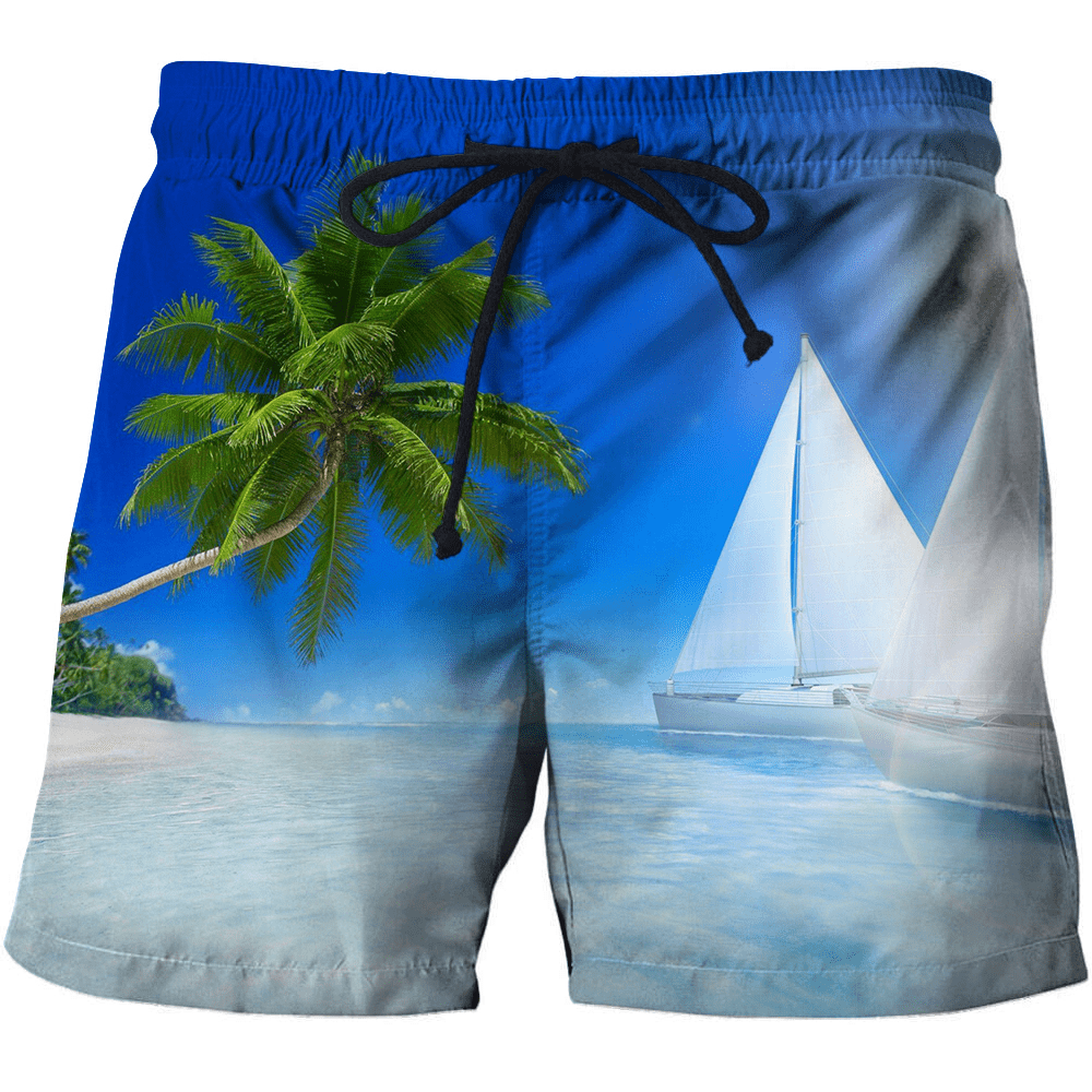 Summer Fish 3d Printed Men Swimwear Shorts Mens Beach Board Briefs For ...