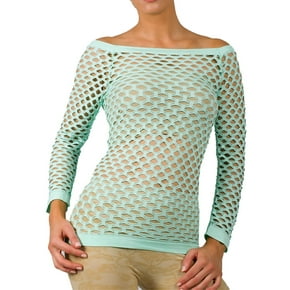 Womens Fishnet Tops