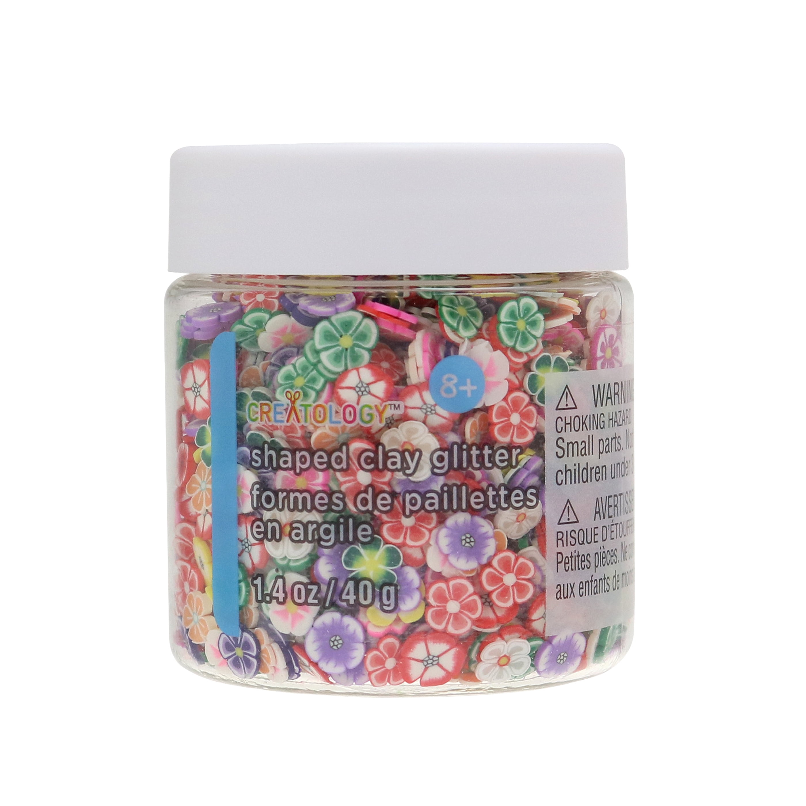 Summer Flower Shaped Clay Glitter by Creatology – Assorted Colors ...