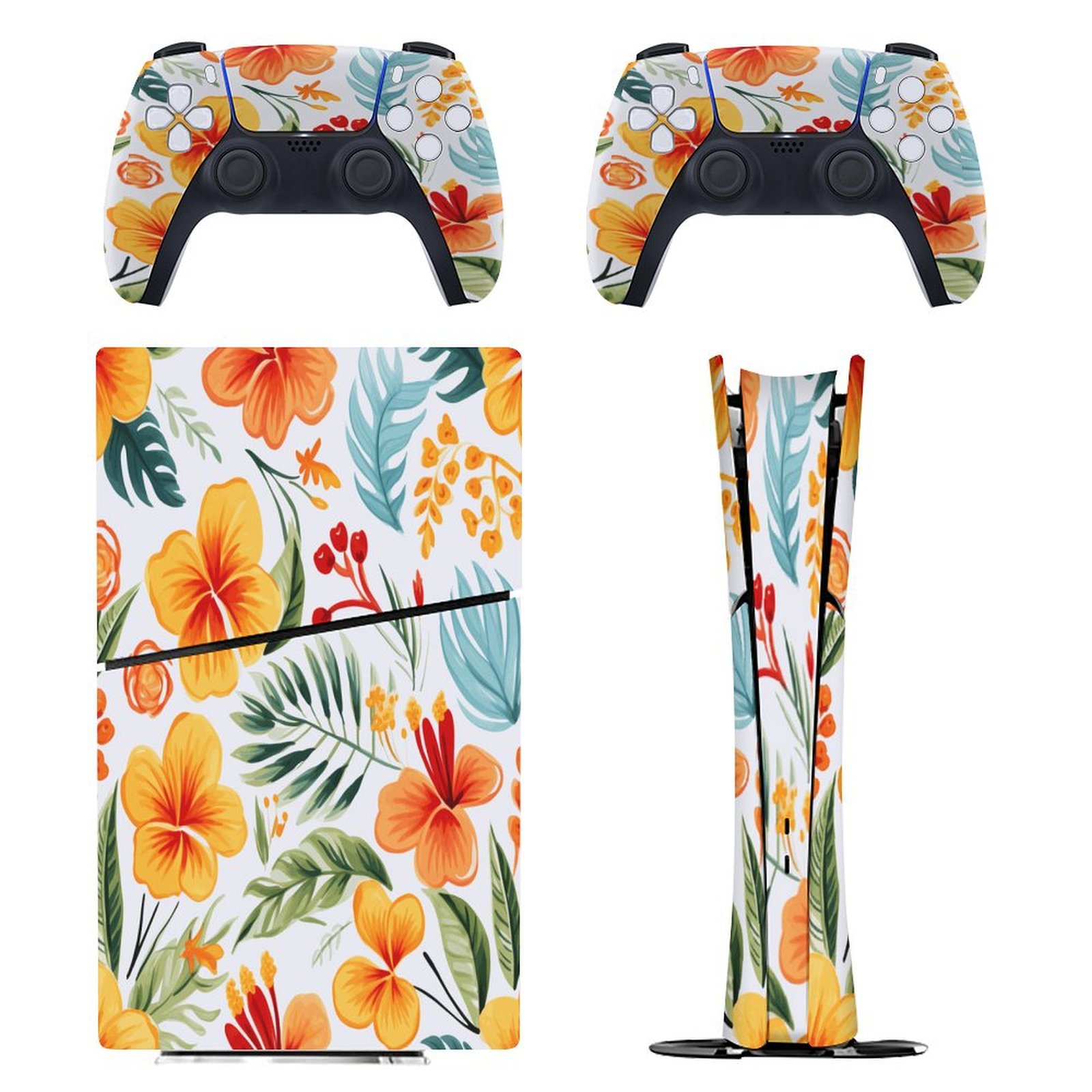 Summer Flowers, Fruits, Tropical, Midsummer PS5/PS5 Slim Digital Disc ...