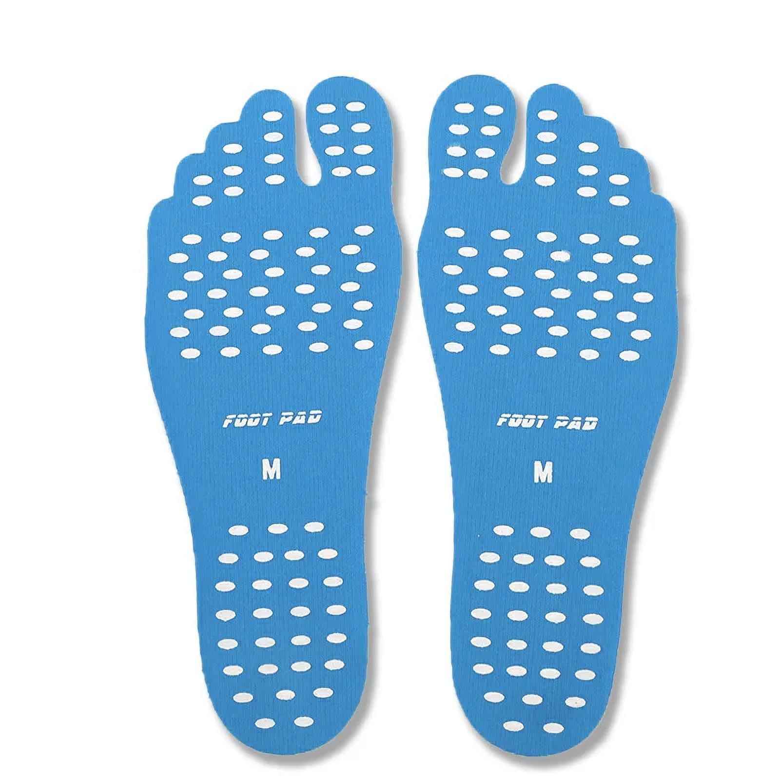 Summer Footbed Stickers Pads Beach Invisible Non-slip Insoles for Feet ...