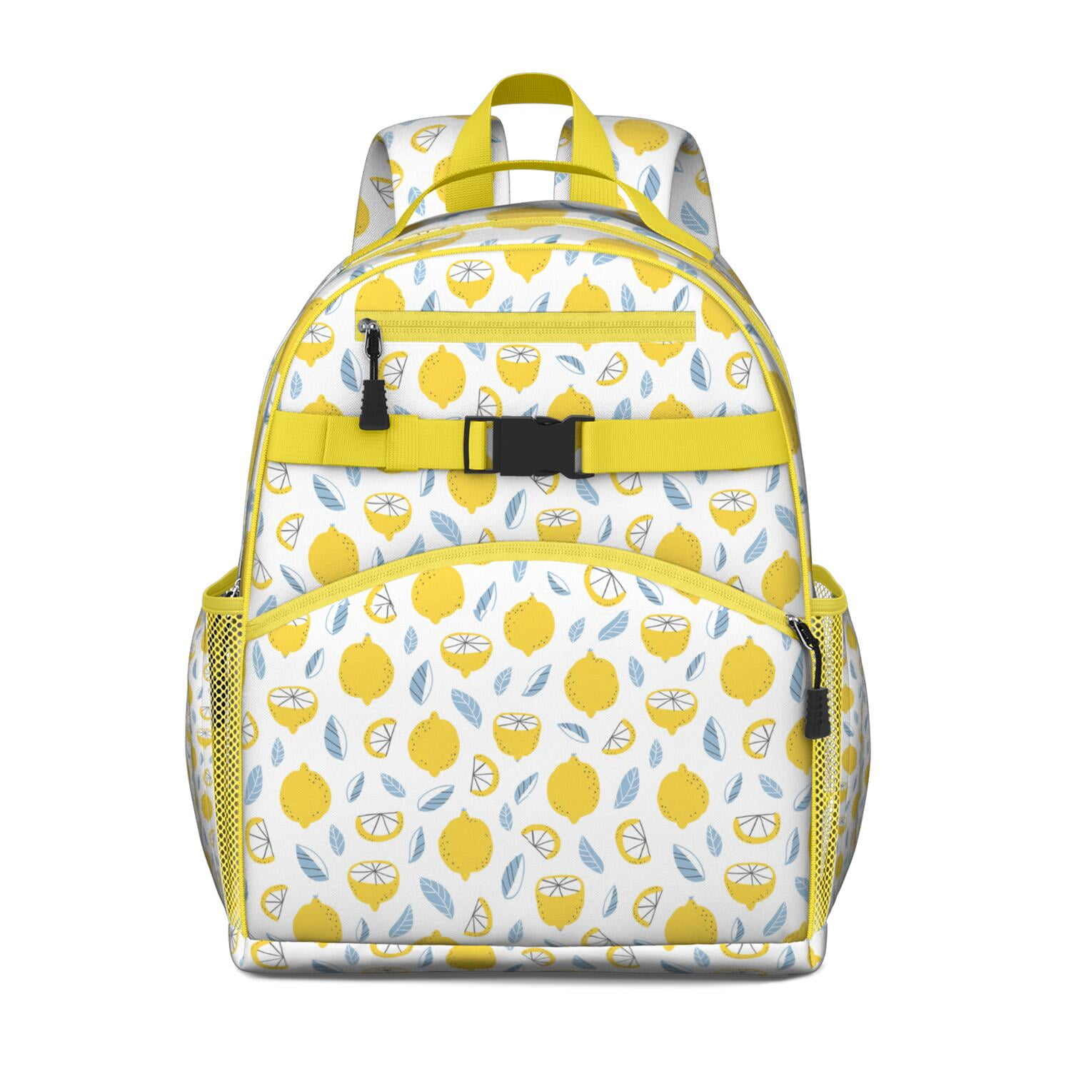 Summer Fresh Lemon Backpack - Waterproof Ergonomic Design for Students ...