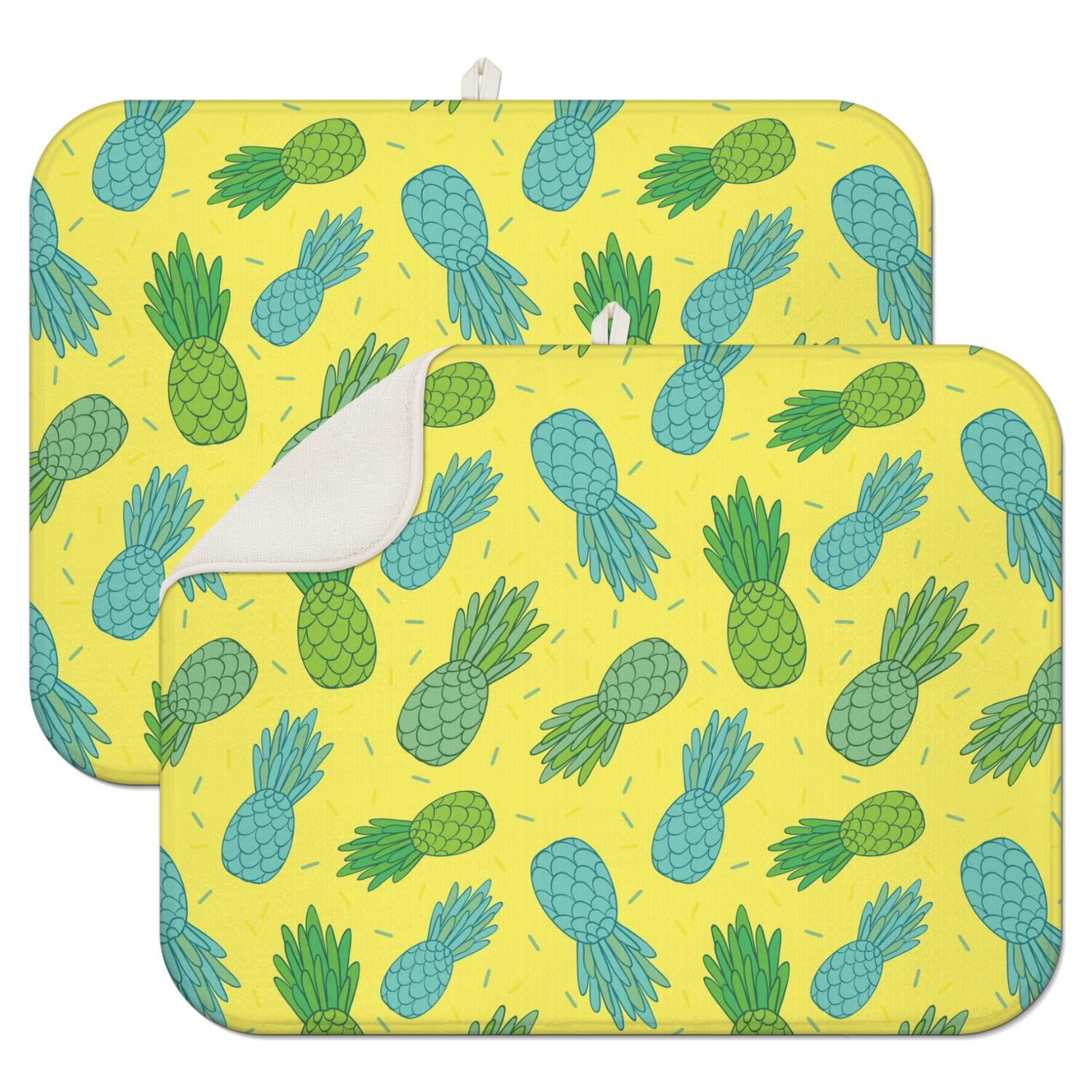 Summer Fruit Coffee Mat – Ultra Absorbent Microfiber Spill Mat ...