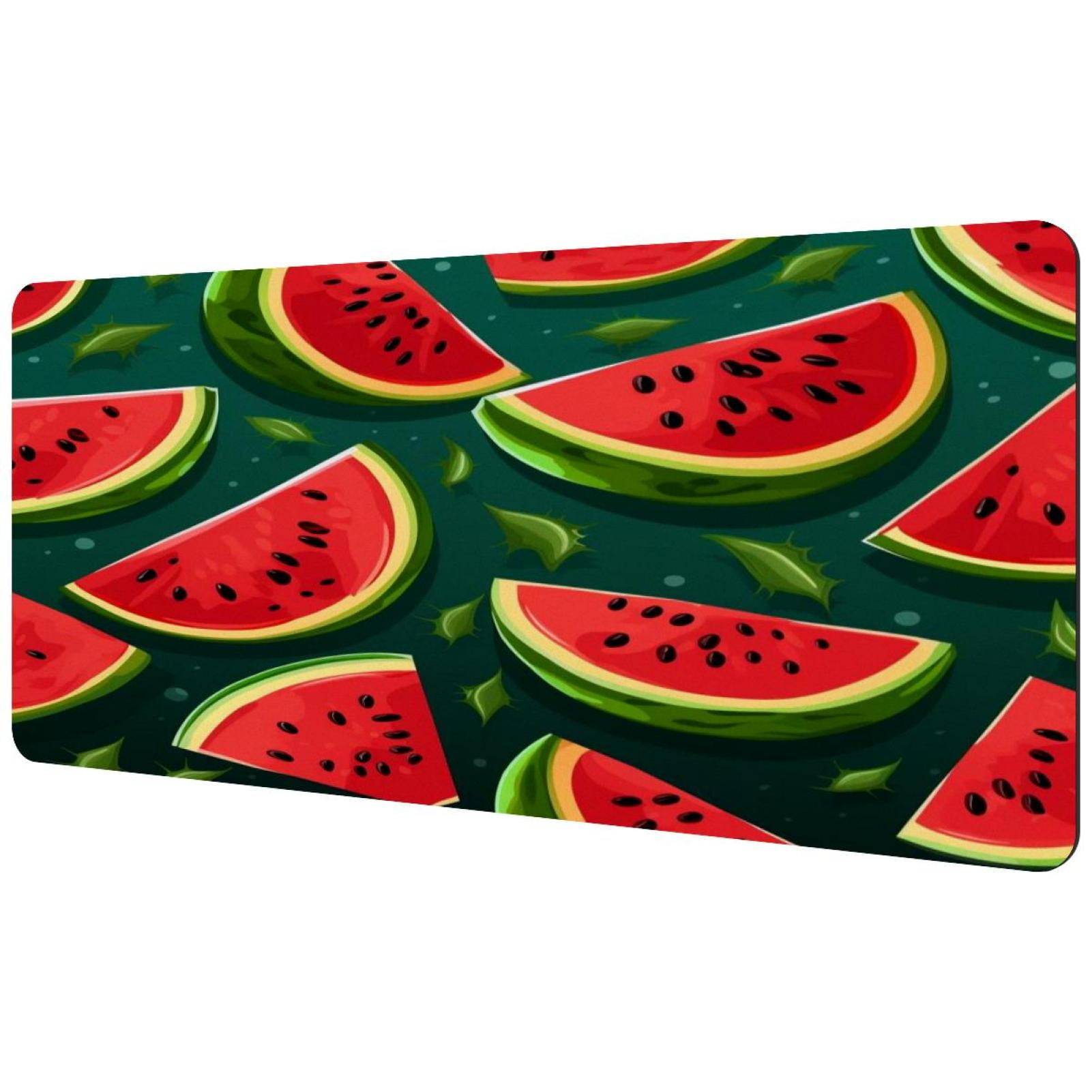 Summer Fruit Sweet Watermelon Mouse Pad, Large Mousepad for Office Home ...