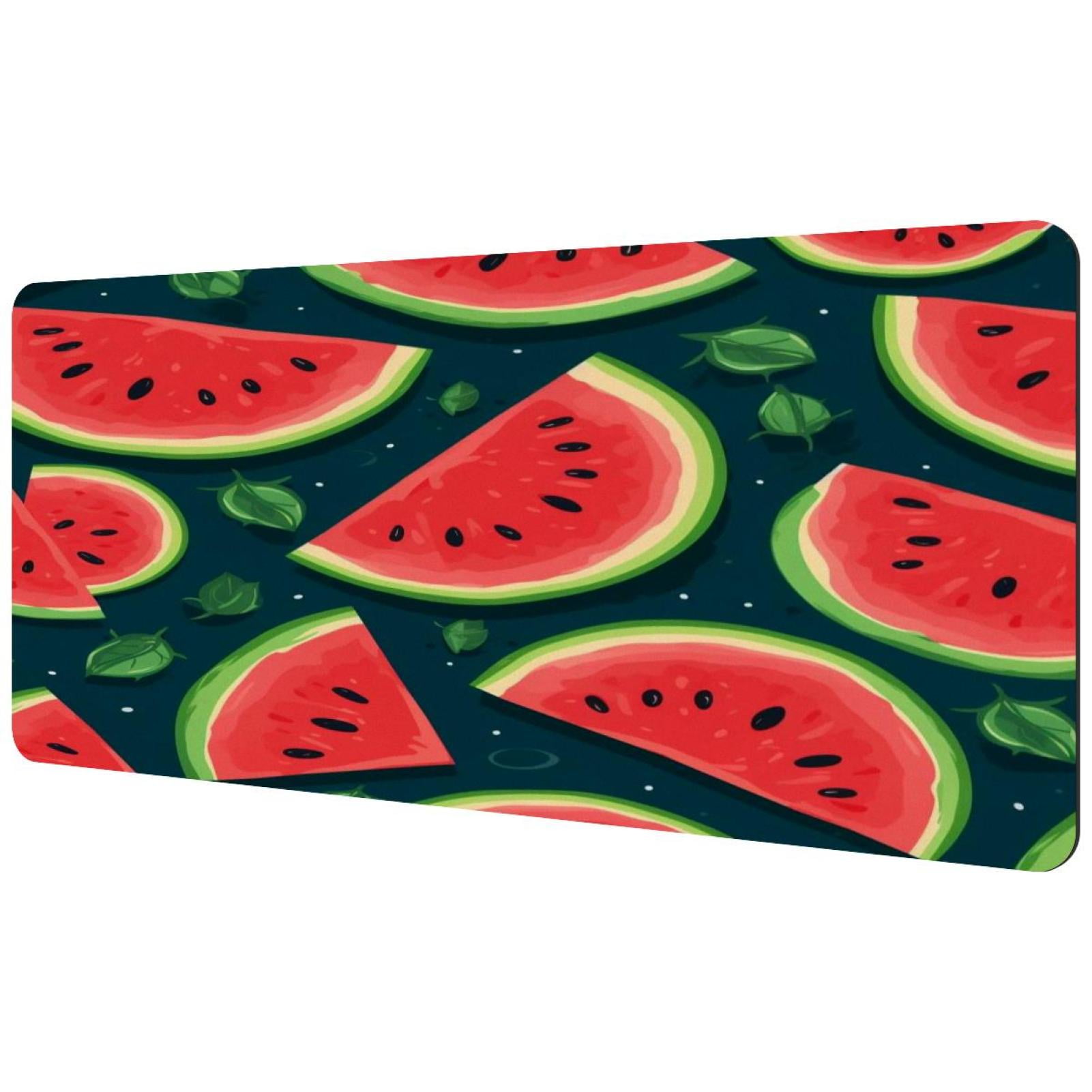 Summer Fruit Sweet Watermelon Mouse Pad, Large Mousepad for Office Home ...