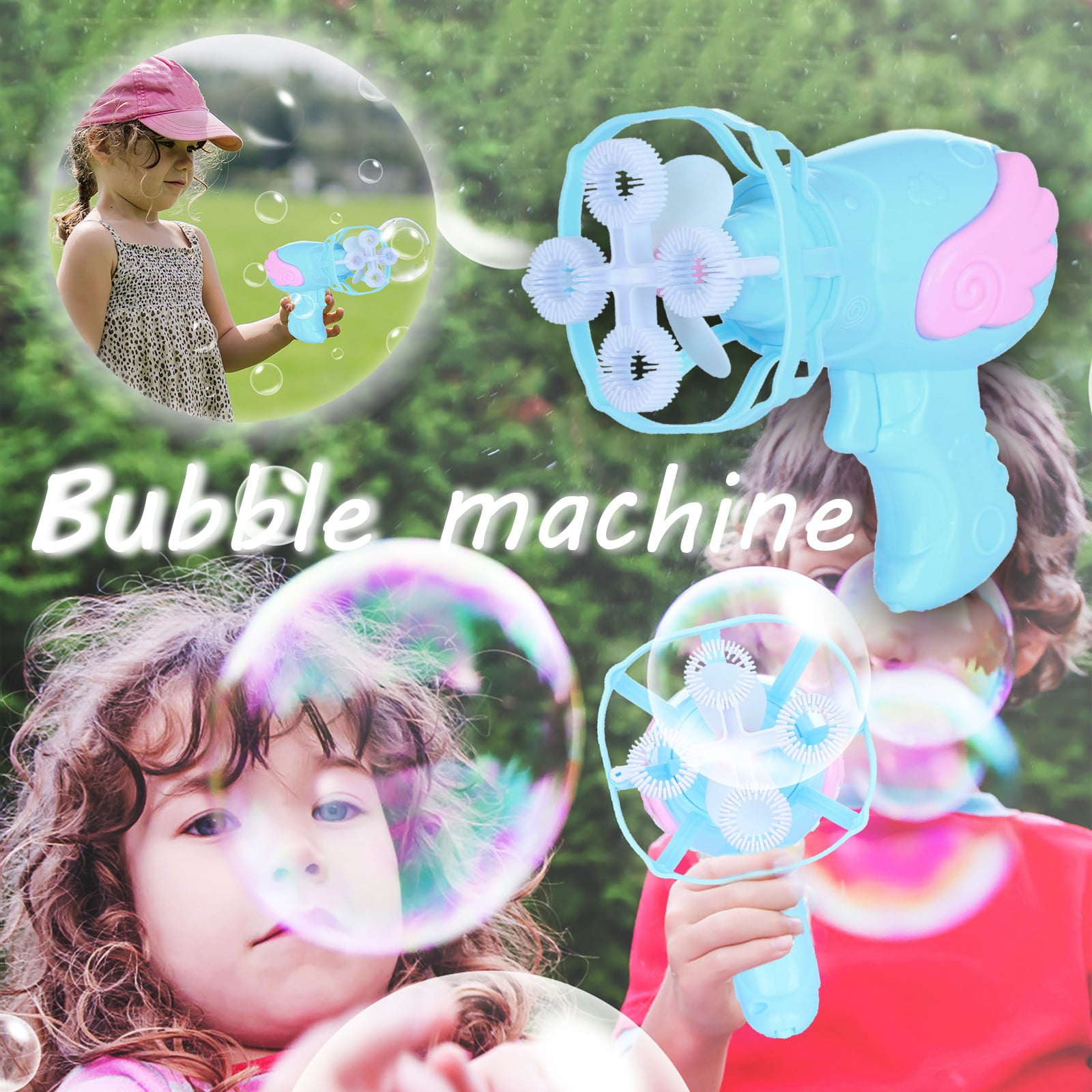 Summer Funny Electric Automatic Outdoor Bubble Blower Machine With Mini ...