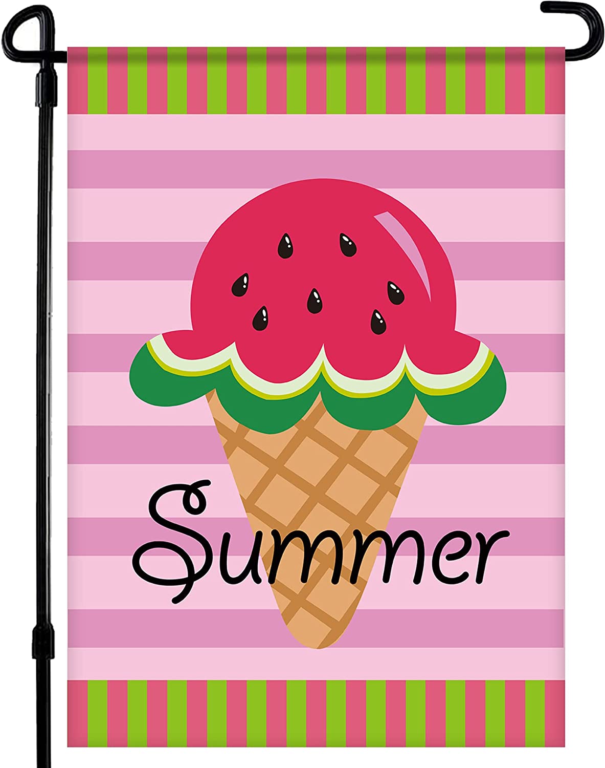 Summer Garden Flag - 12x18 inch Double-Sided Printed Welcome Garden ...