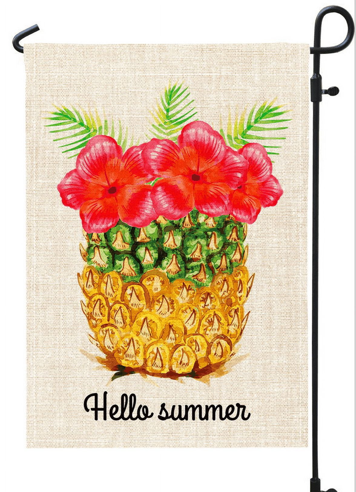 Summer Garden Flag Sunset Over Sea Double Sided Vertical Summer Yard ...