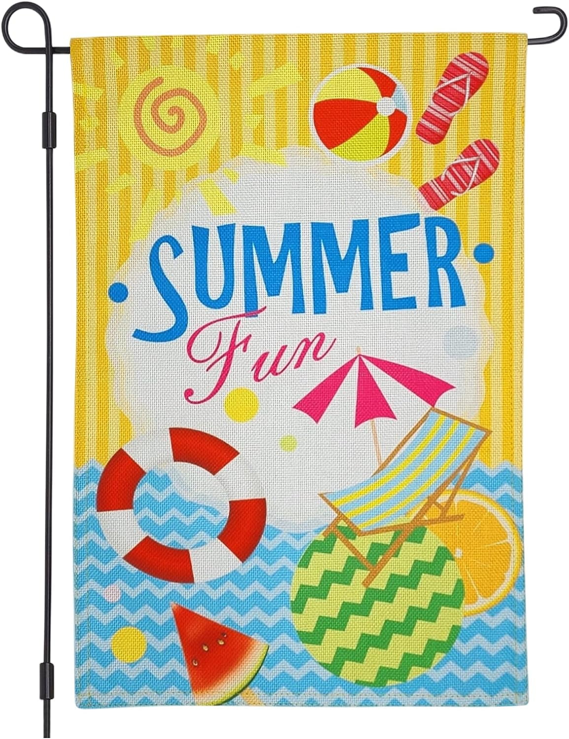 Summer Garden Flag, Yard Flags Welcome Garden Flags 12x18 Inch Double ...