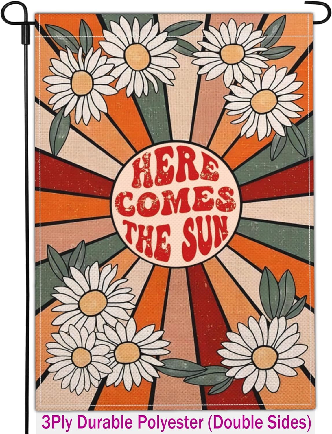 Summer Garden Flags for Outside 28x40 inch Double Sided Polyester Small ...