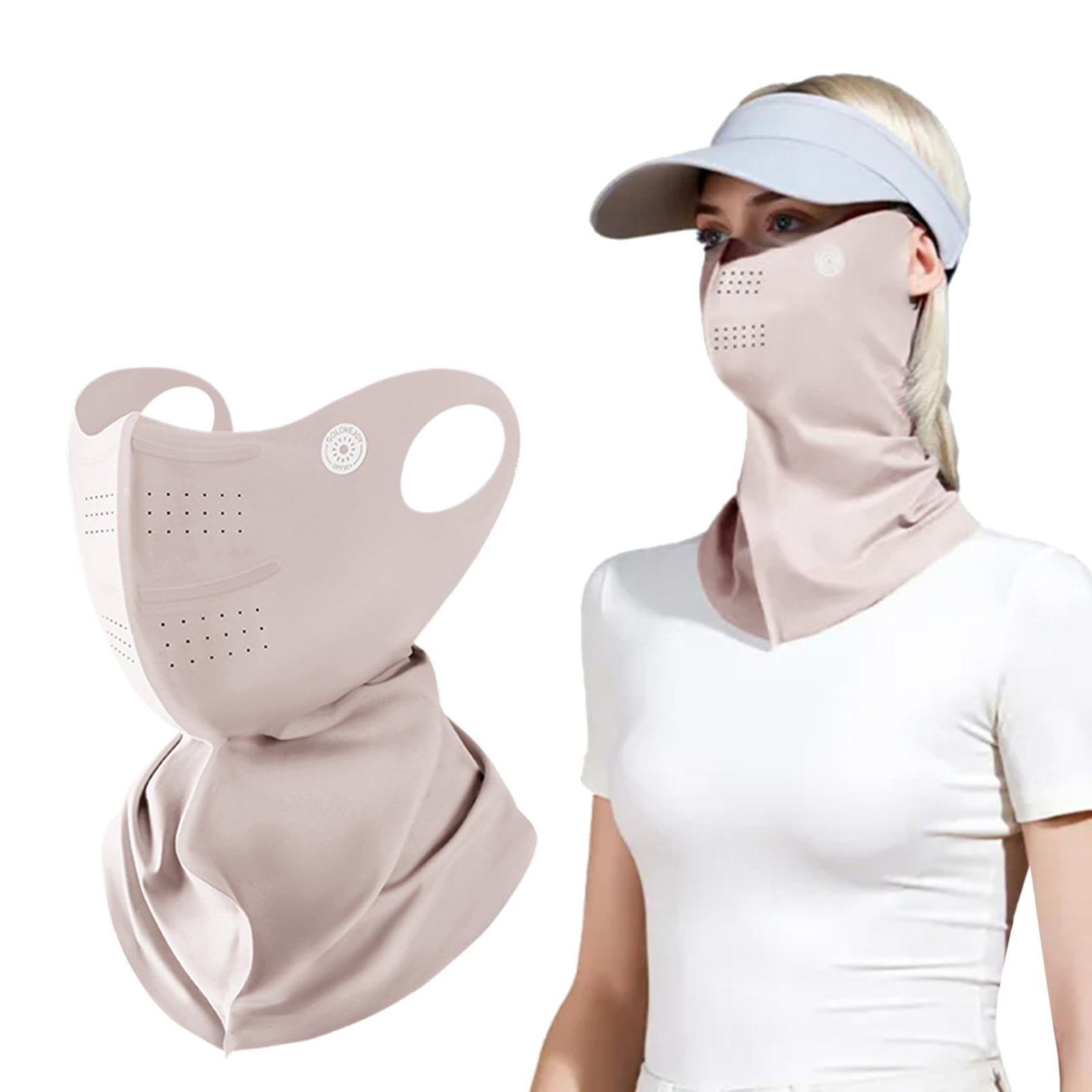 Summer Hanging Ear Sunscreen Women Outdoor Riding Driving Cool Feeling ...