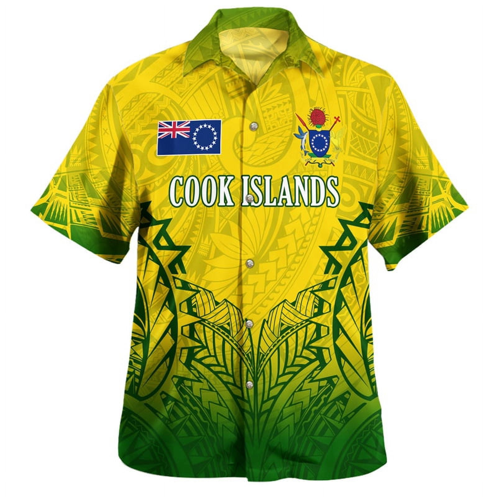 Summer Harajuku 3D Cook Islands Flag Rugby Tribal Printing Shirts Cook ...