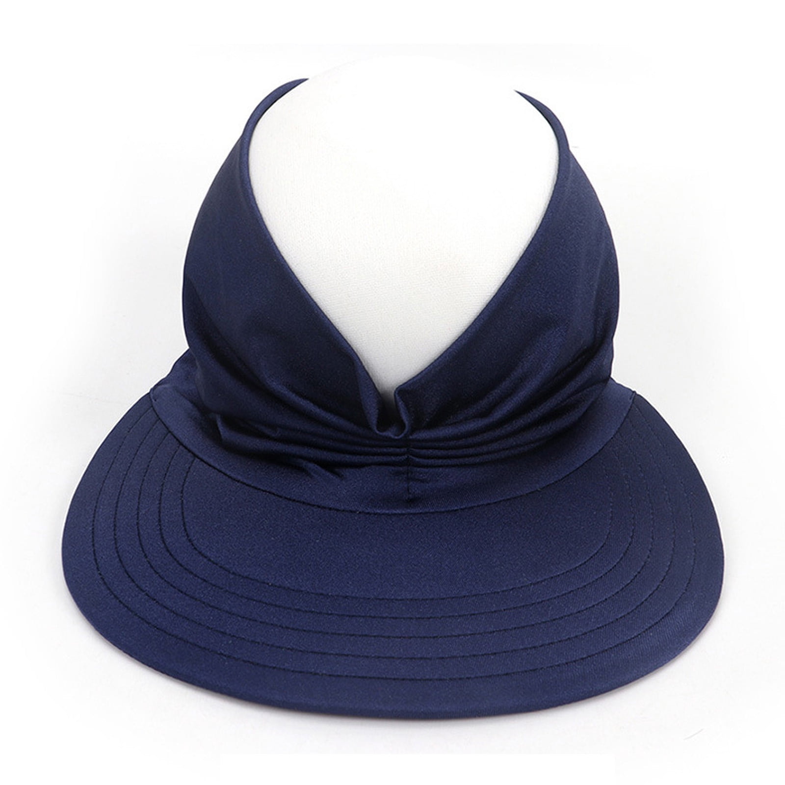 Summer Hat women's Sun Visor Sun Hat - Elastic Hollow Top Hat Women ...