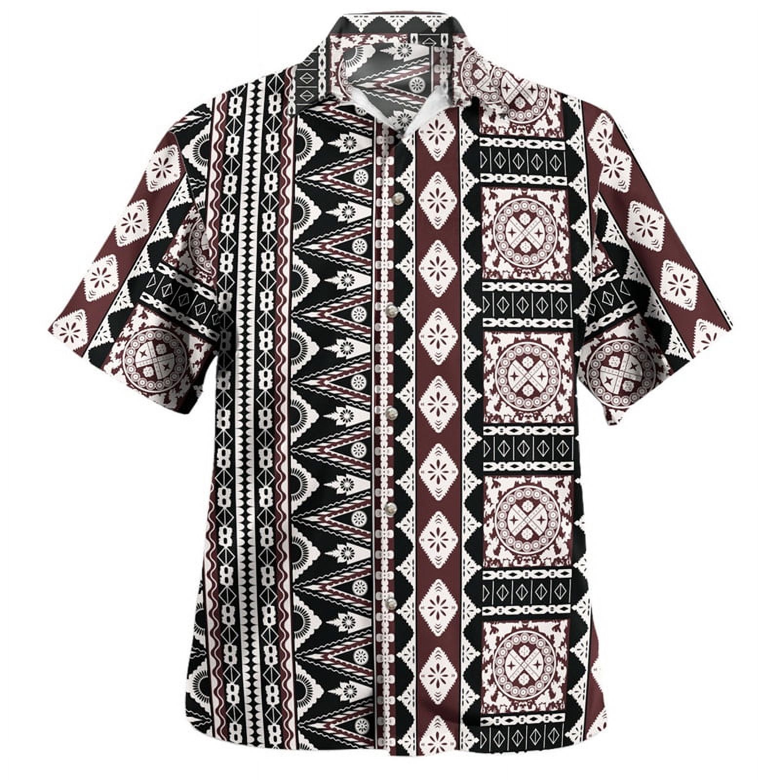 Summer Hawaiian 3D BULA FIJI Flag Emblem Printing Shirts Men ...