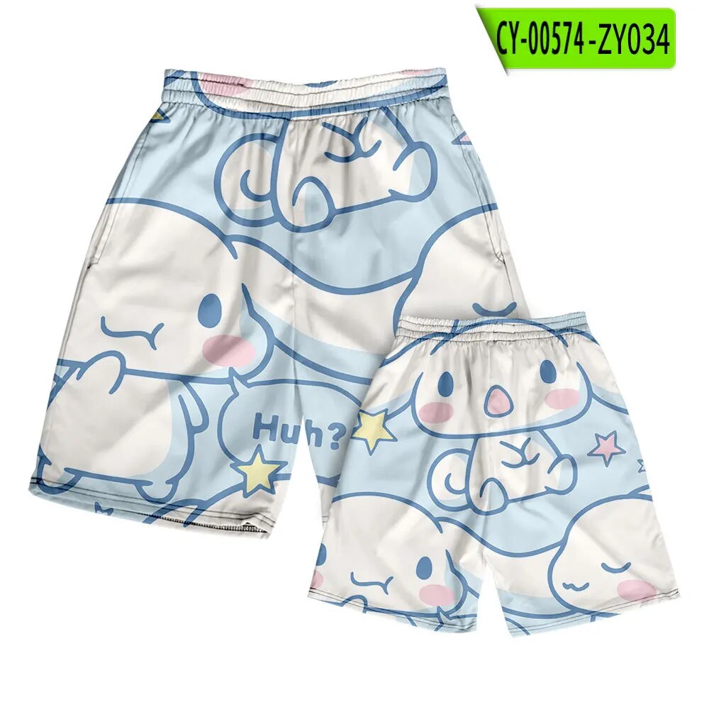 Summer Hello Kitty Shorts Ladies Casual Five-point Kawaii Sanrio ...