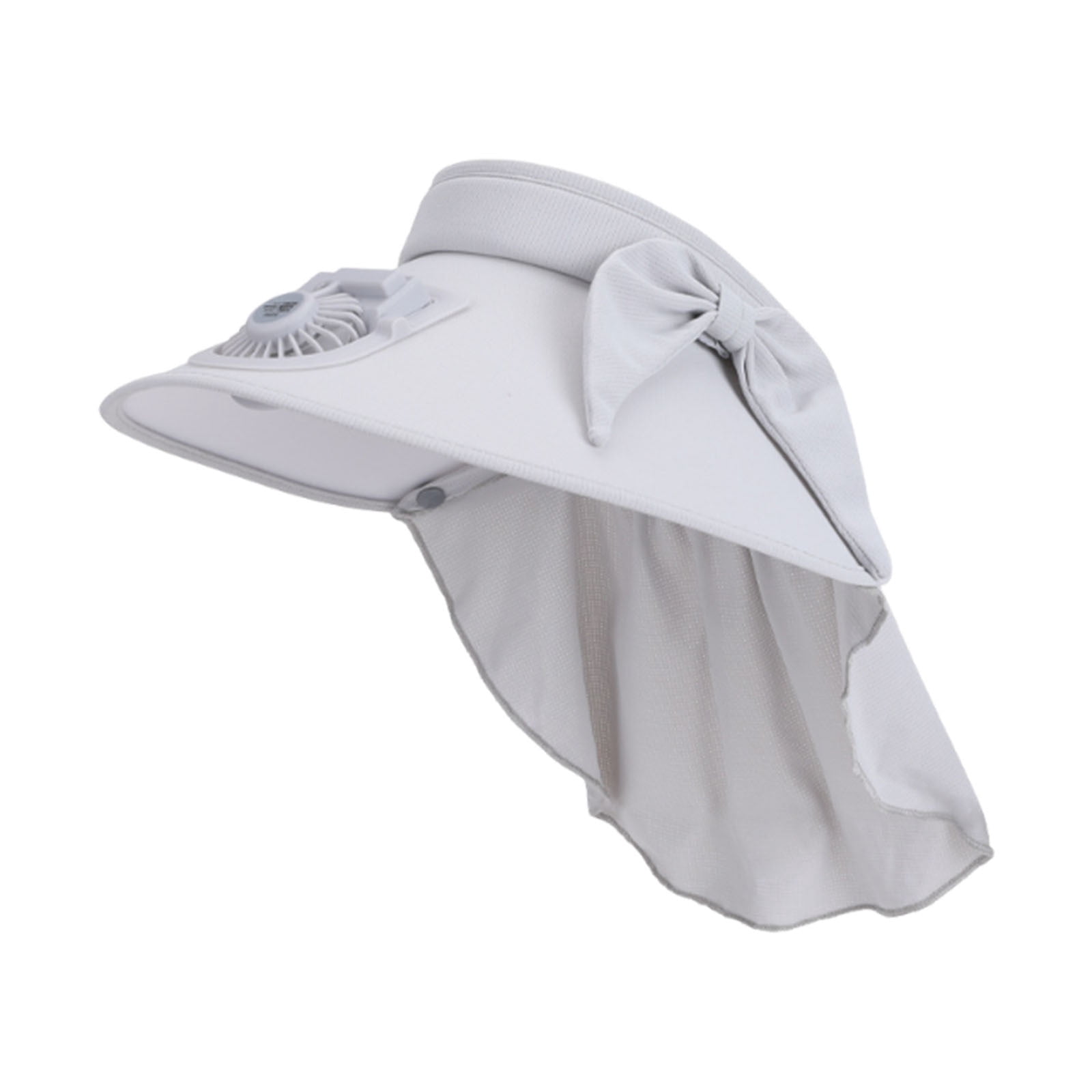 Summer Hollow Hat 360 Degree Wide Brim Solar Fan Hat With Neck Flap ...