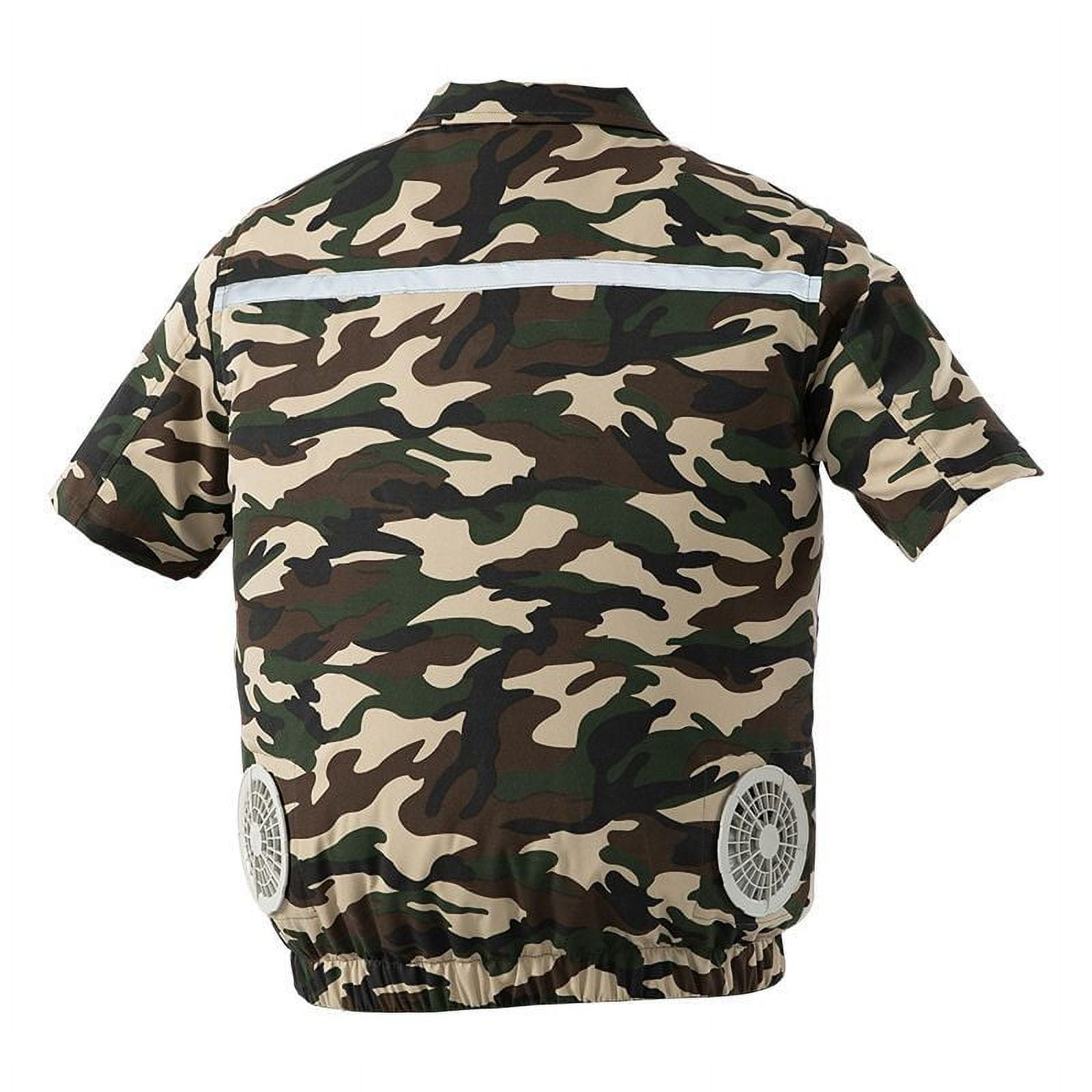 Summer Ice Cool Work Clothes Jacket USB Electric Fan Cooling Air ...