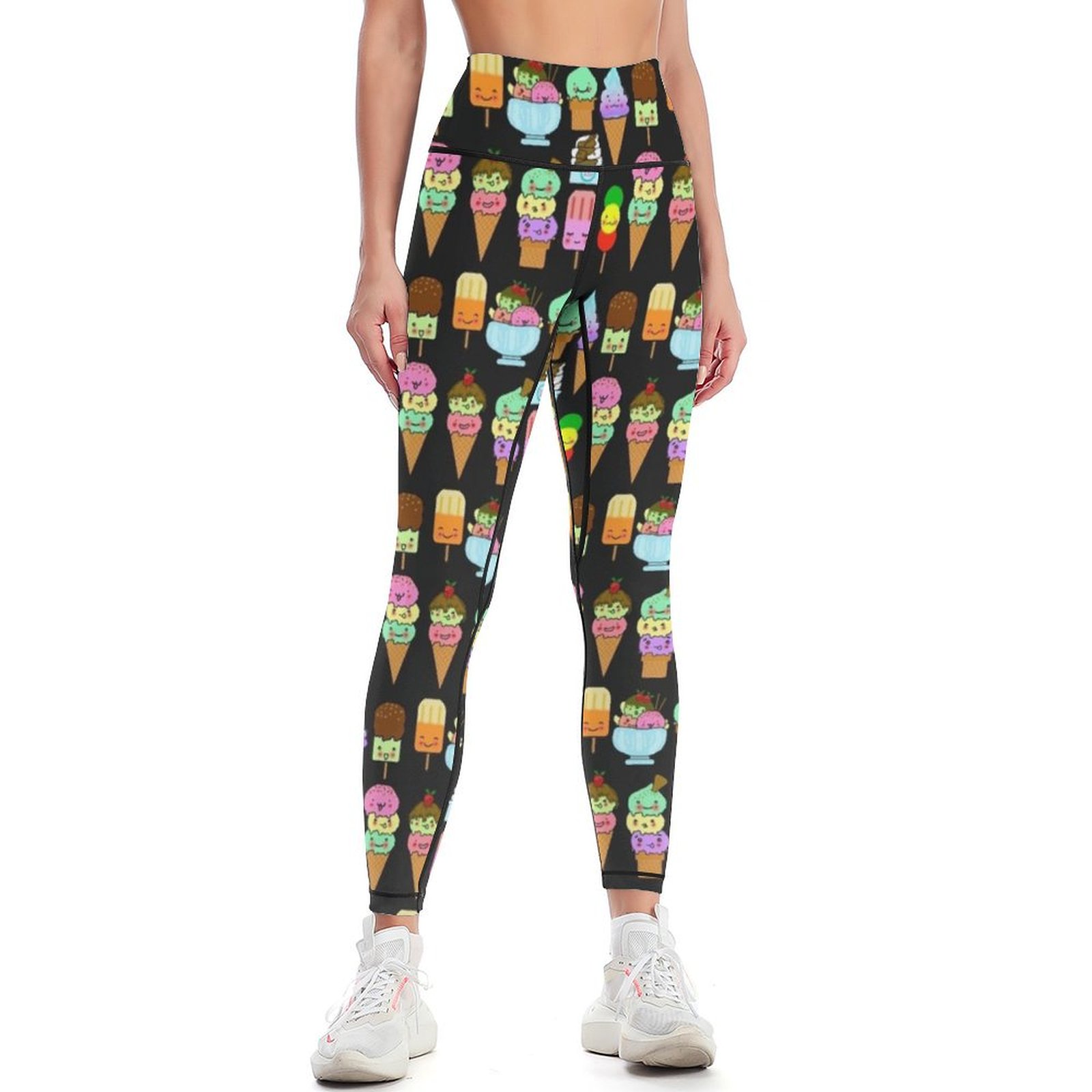 Summer Ice Cream Leggings sports for gym gym's sportswear legings for ...