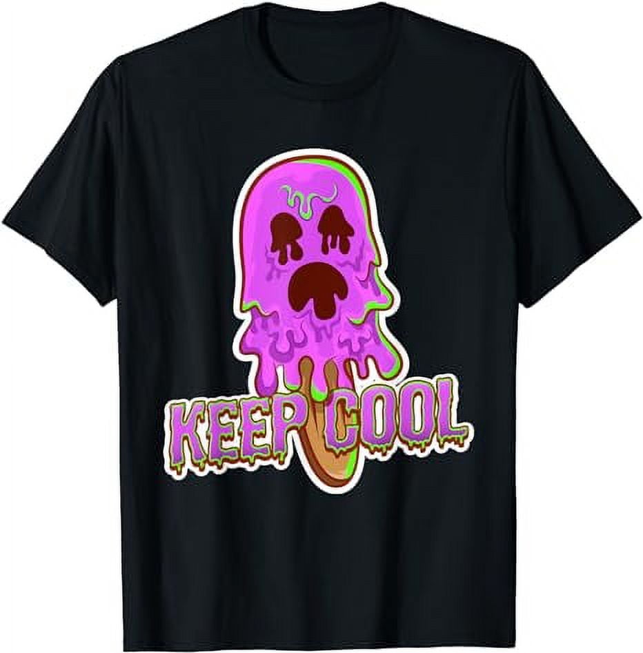 Summer Ice Cream Lolly Artsy Lollipop Retro Popsicle T-Shirt - Walmart.com