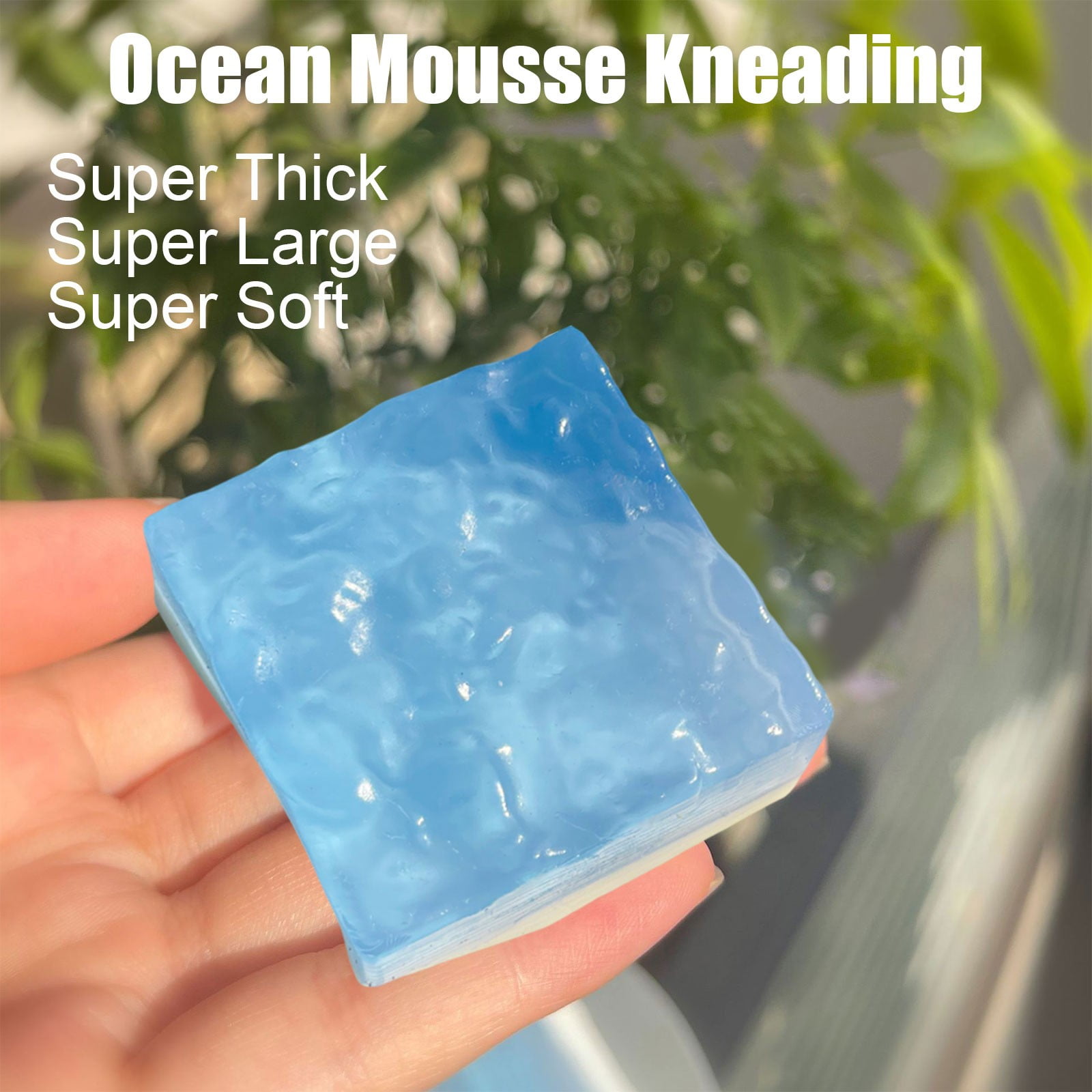 Summer Ice Cube Squeeze Toy Soft Elastic Stress Relief Cool Touch ...