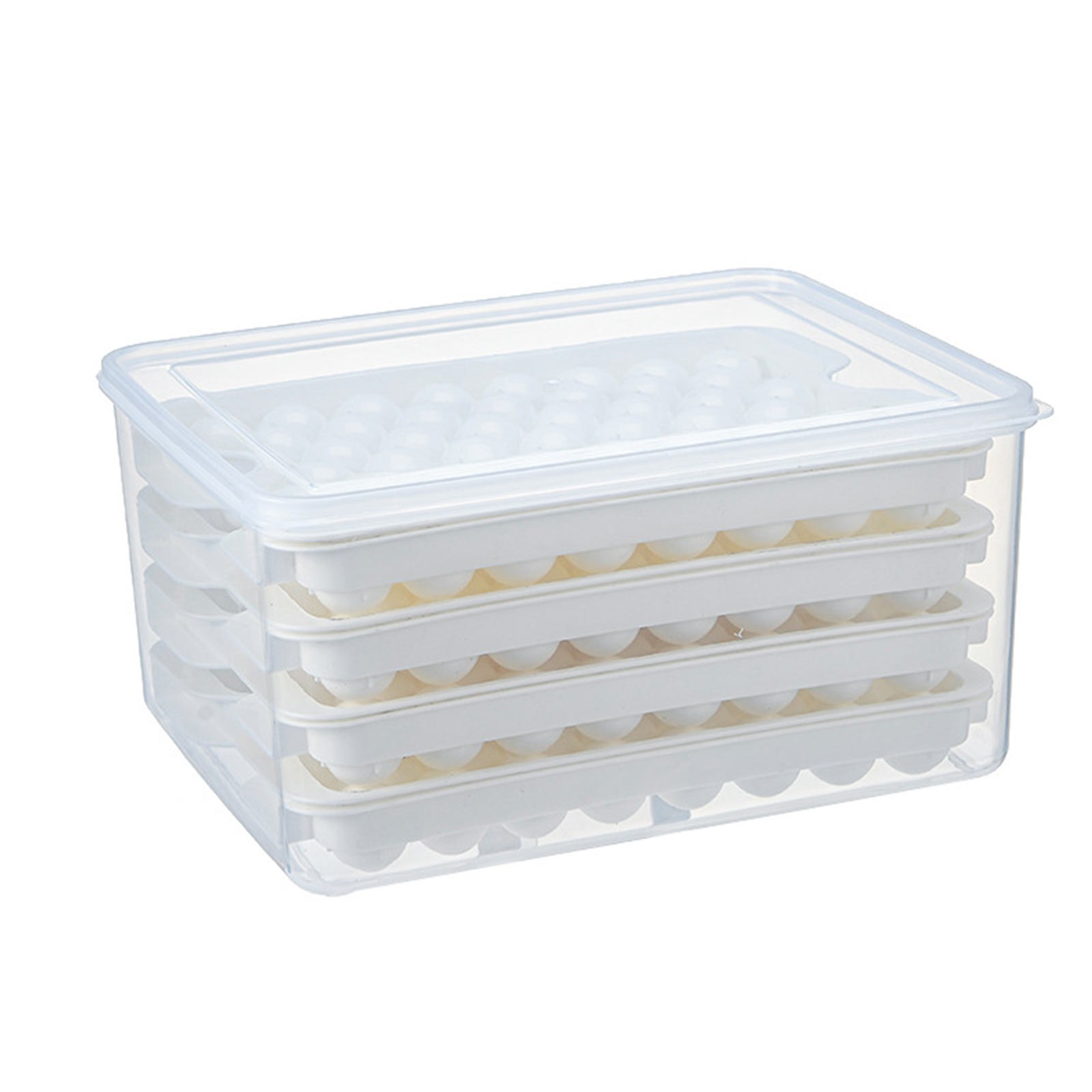 Summer Ice Tray Round Ice Small with Cover Ice Cube Storage Kitchen ...