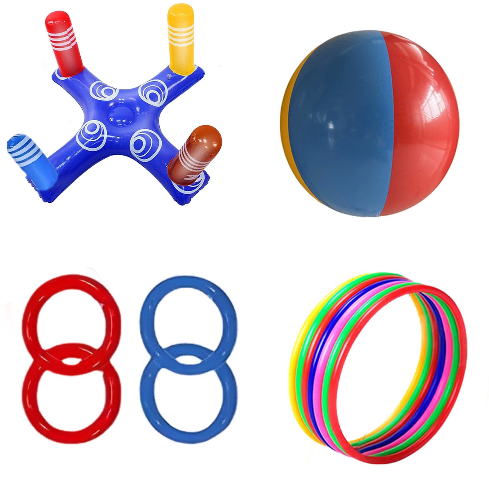 Summer Independence Day Party Pool Ring Toss Game Set - Waterproof ...