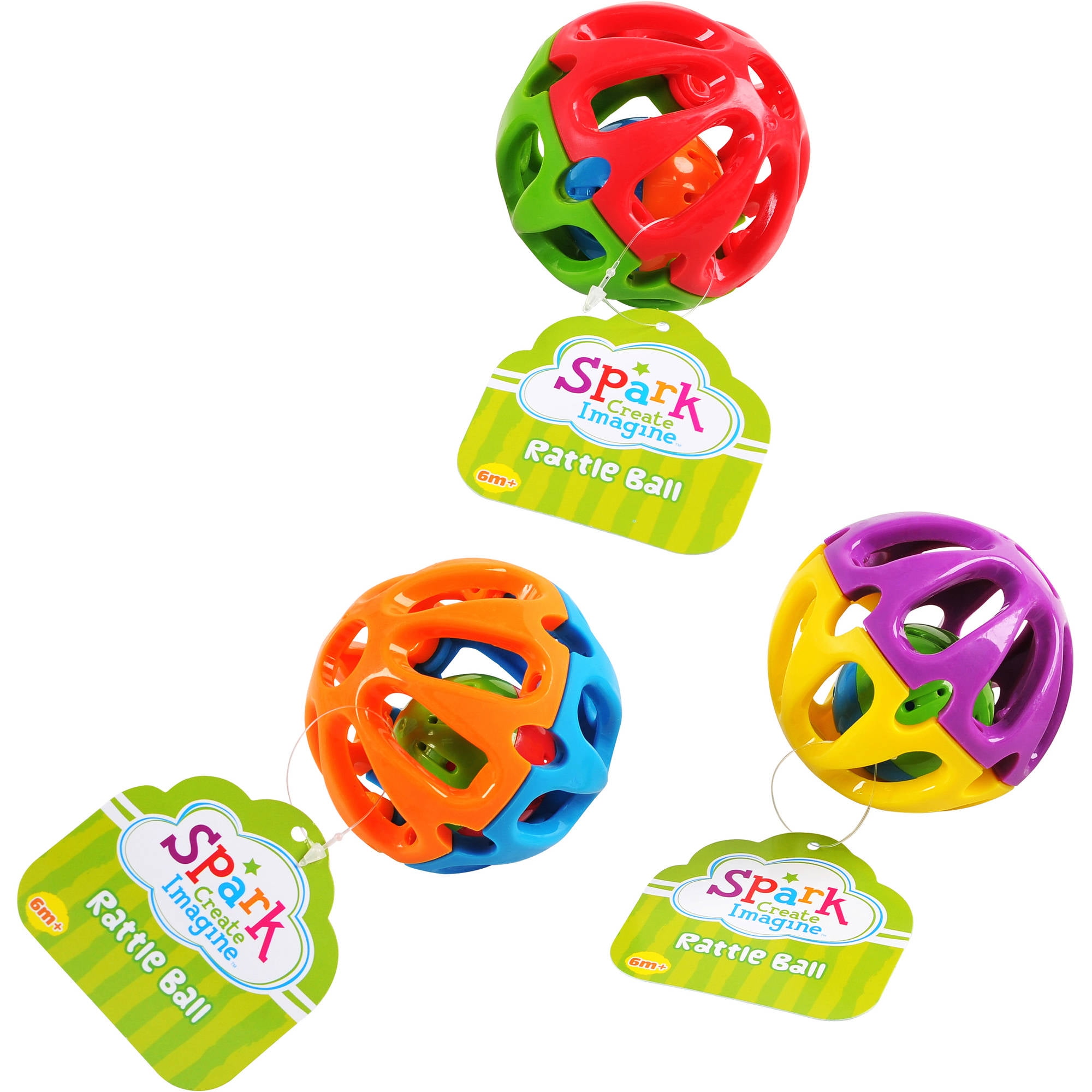 Summer Infant Spark Create Imagine Rattle Ball - 3 Assorted Color ...