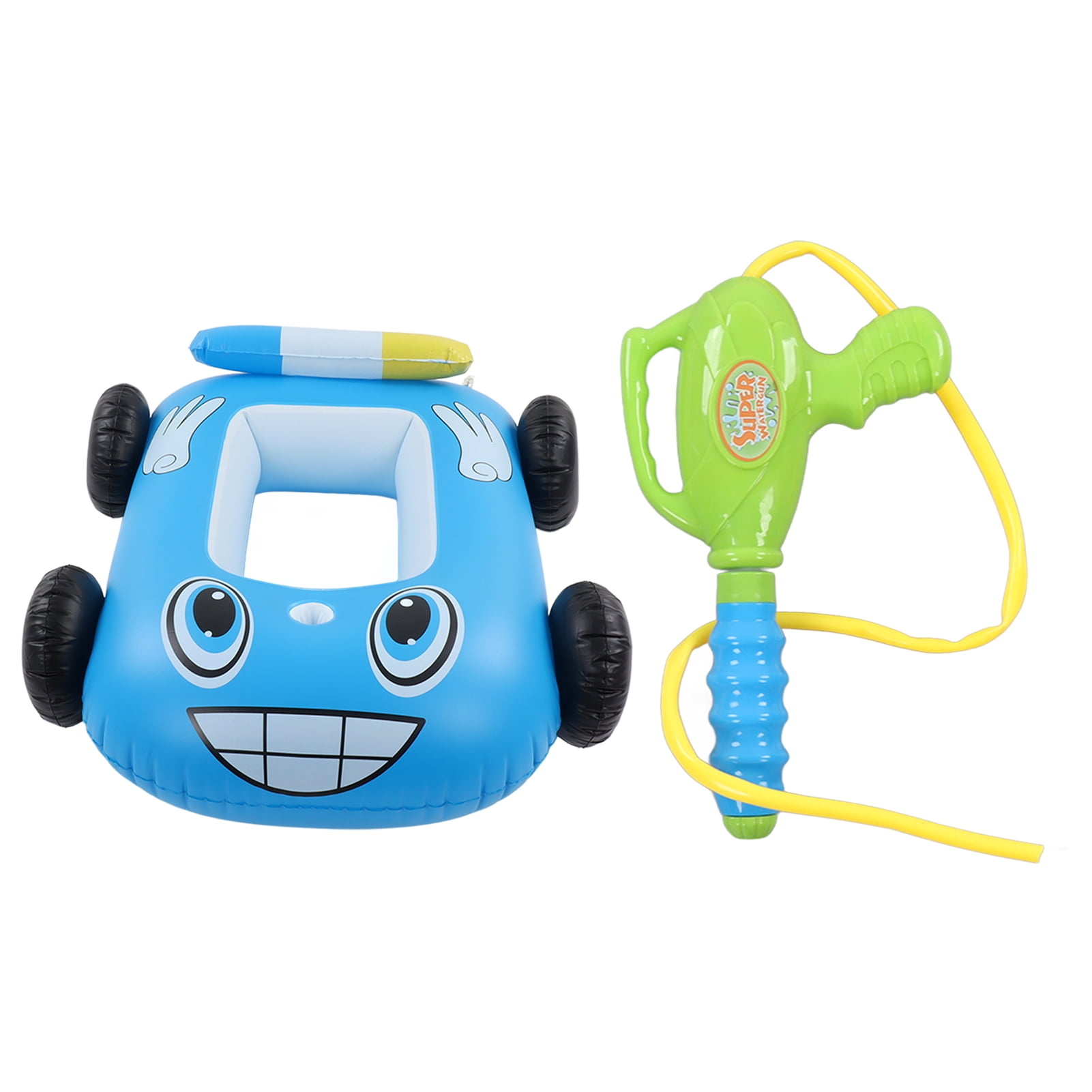 Summer Inflatable Fire Boat Car Shaped Babies Swim Float Boat Pool ...