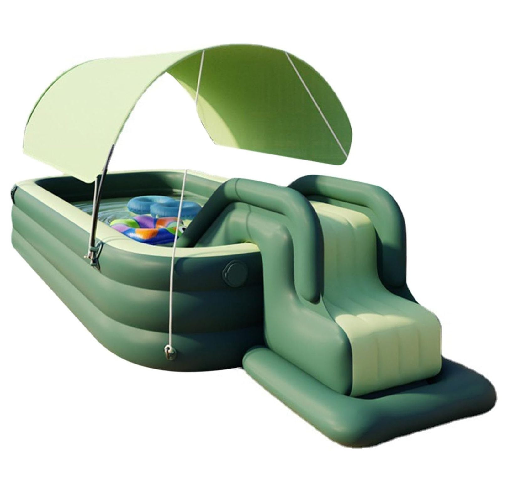 Summer Inflatable Swimming Pool, Inflatable Swimming Pool with Shade ...