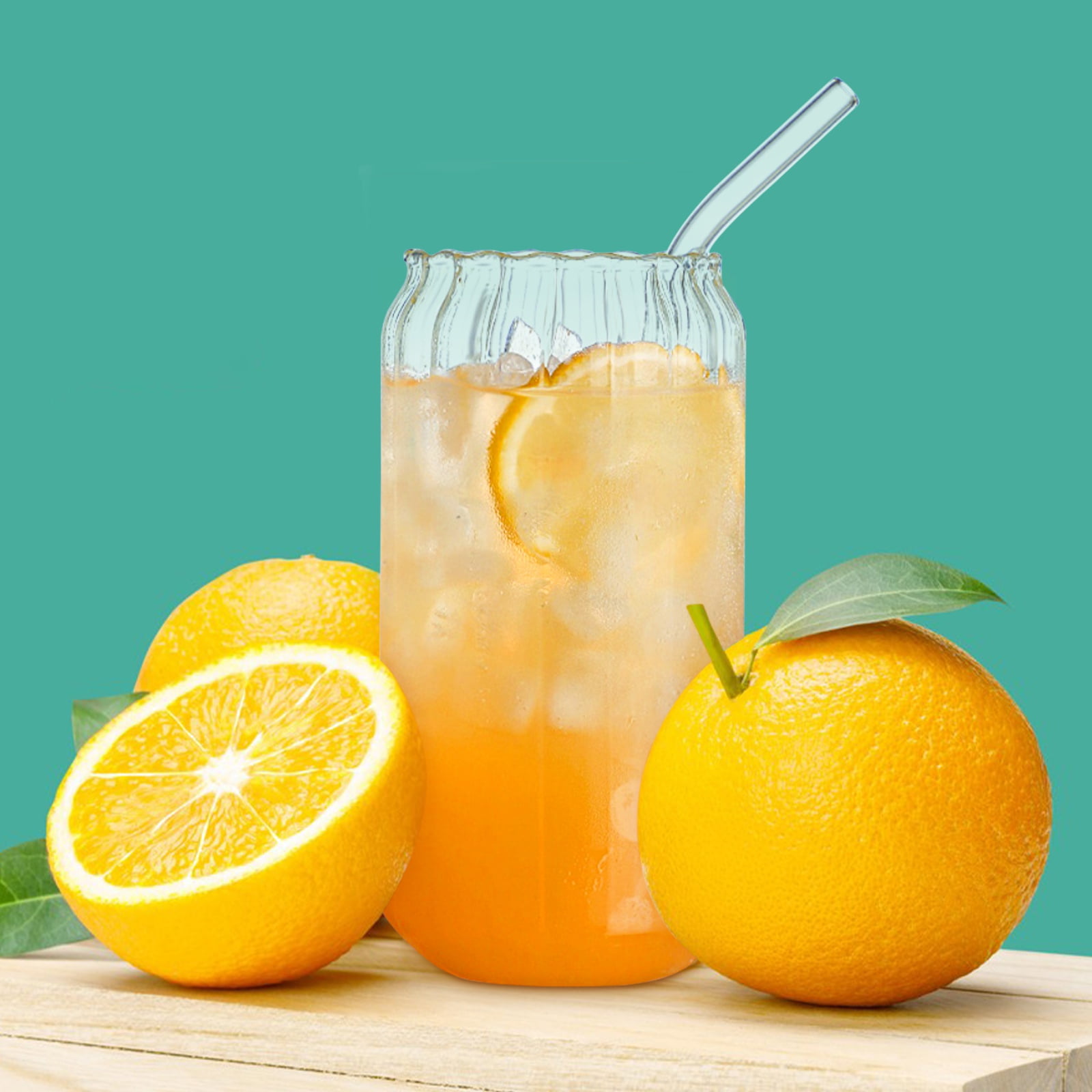 Summer Juice Cup Clear Water Cup Beer Juice Glass Cocktail Glass ...