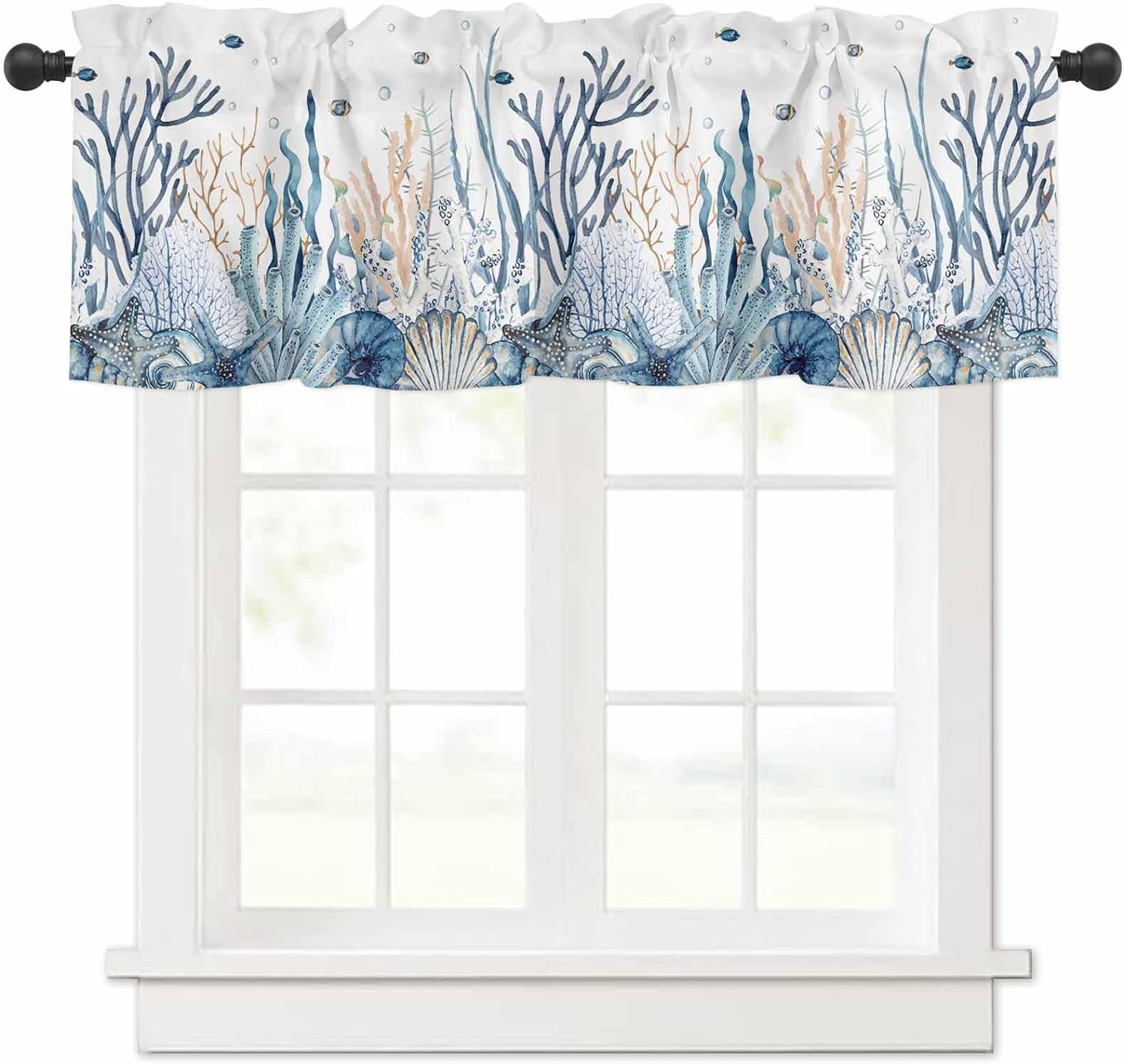 Summer Kitchen Curtain Valance Living Room Valance for Windows Summer ...