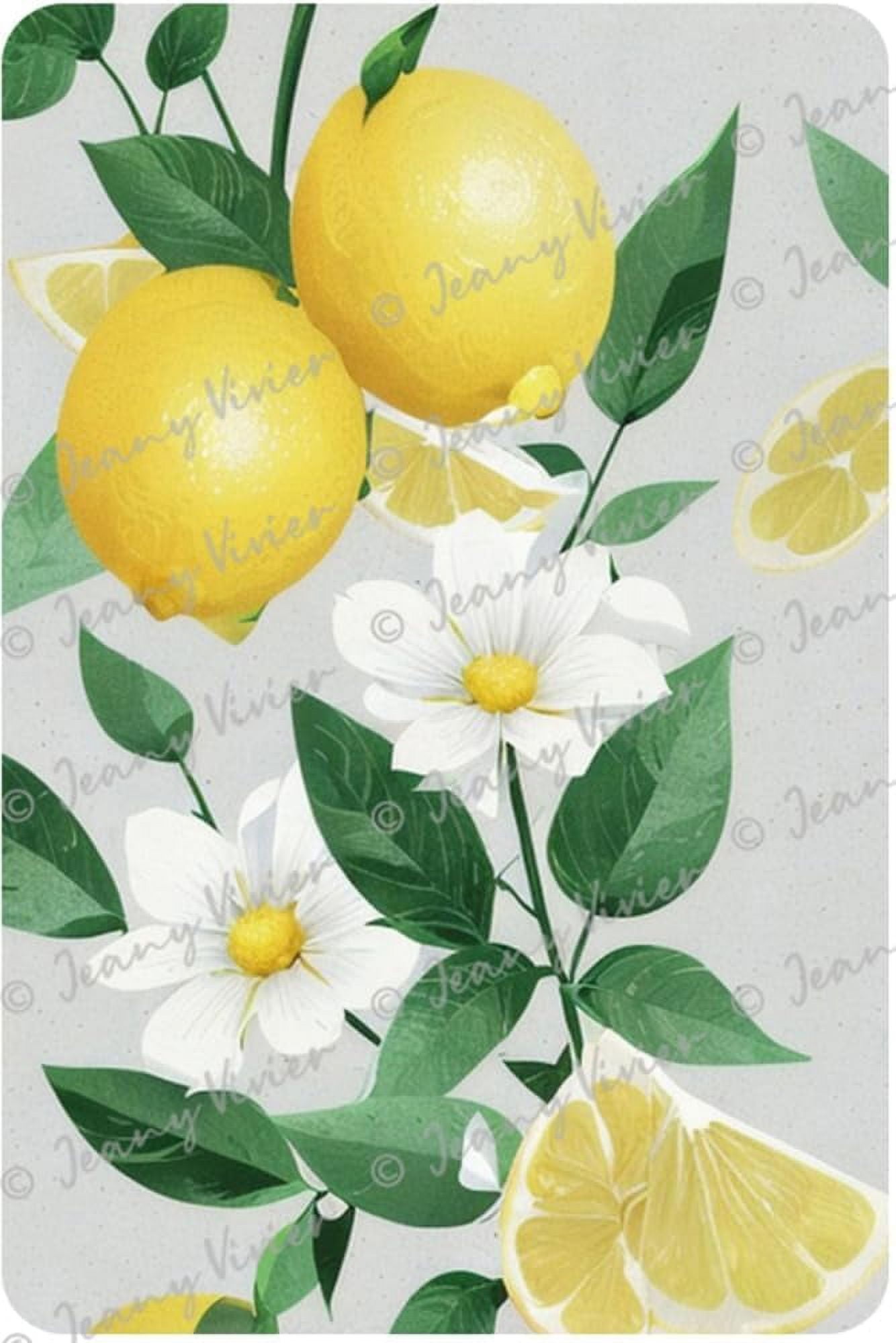 Summer Lemon Fruit Farmhouse Door Hanging Metal Tin Sign, Lemon Decor ...