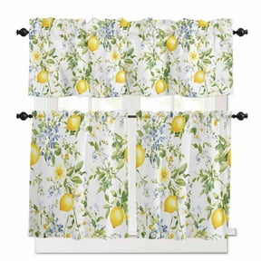 RT Designer's Collection Tribeca Lemons Printed 3 Pieces Kitchen ...