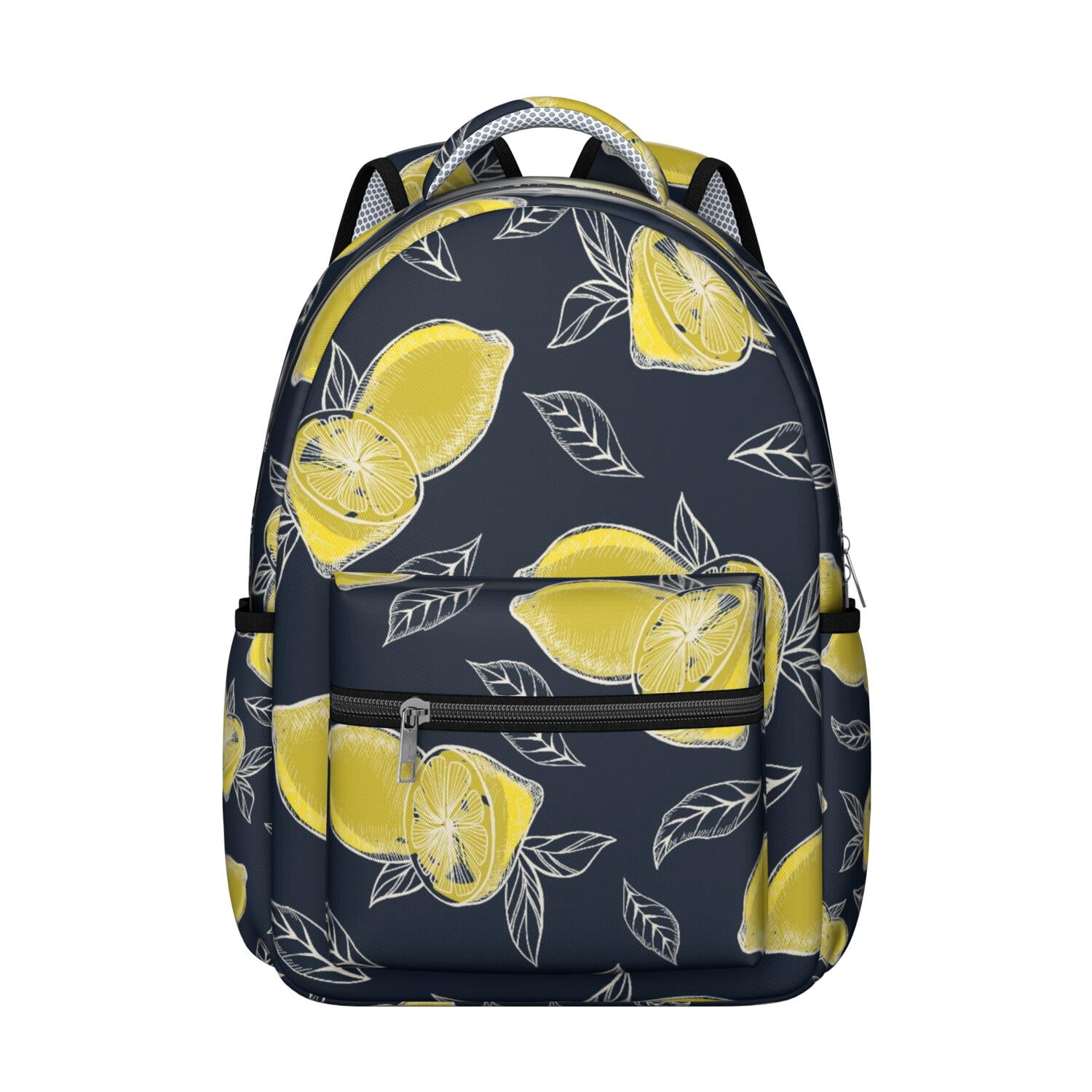 Summer Lemon Lover Backpack - Stylish & Waterproof School Bag ...
