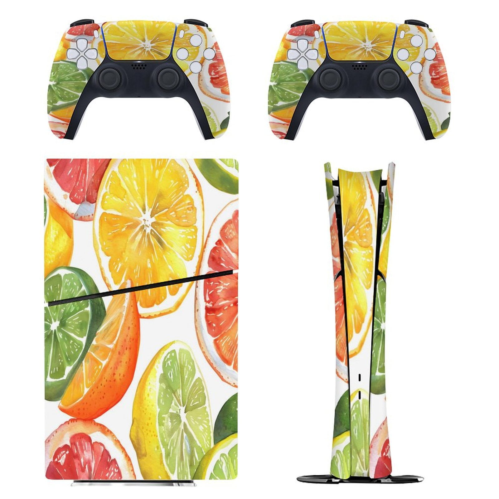 Summer, Lemon PS5/PS5 Slim Digital Disc Skin Sticker For Console And ...