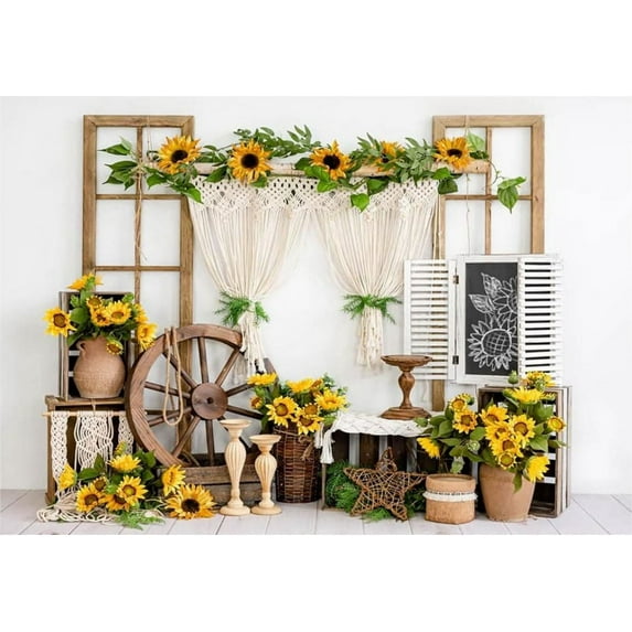 Summer Lemonade Shop Backdrop ration Sweet Birthday Party Lemon Yellow ...