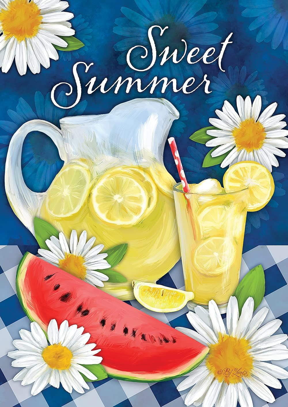 Summer Lemonade Summer Flag Double Sided for Outdoor Lemon House Yard ...