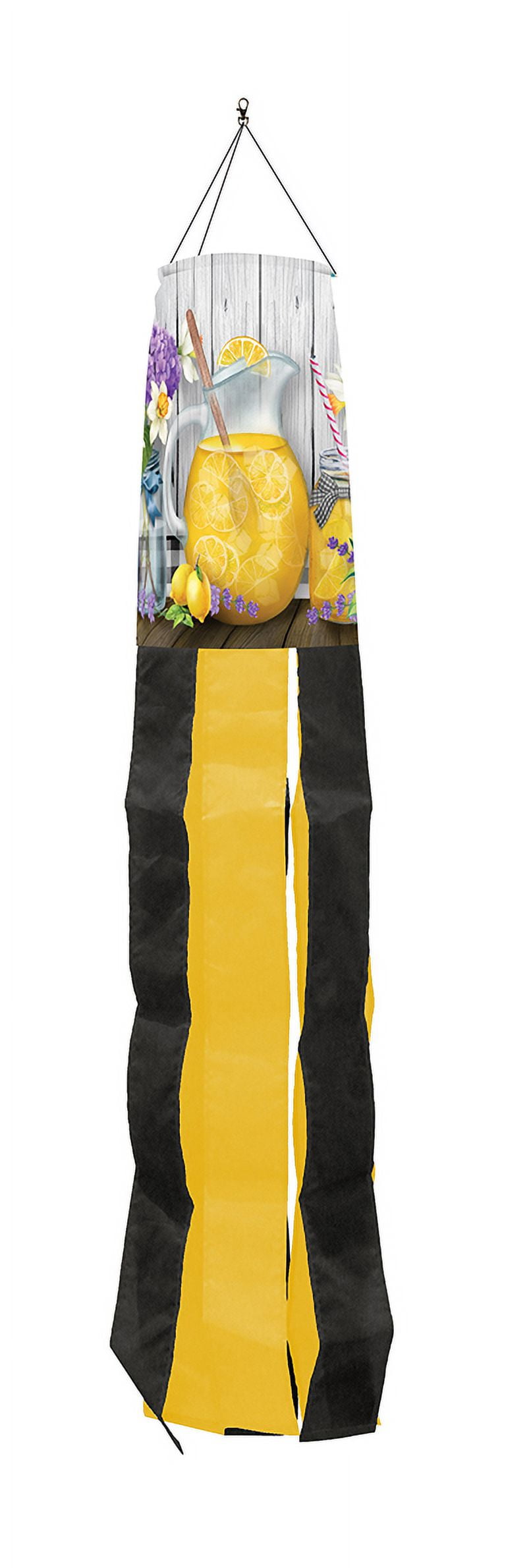 Summer Lemonade Windsock Wind Twister 40" x 6" Briarwood Lane - Walmart.com