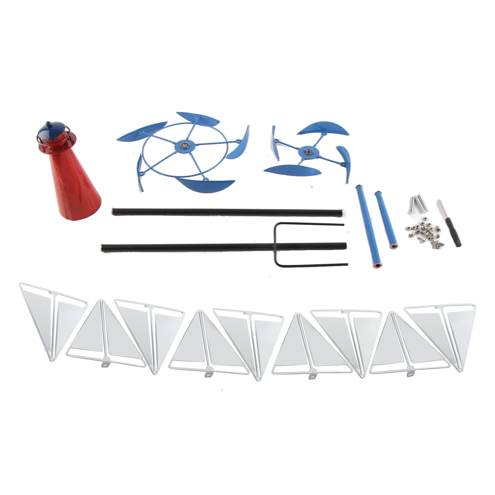 Summer Lighthouse Sailboat Windmills 360 Degree Rotation Weathervane ...