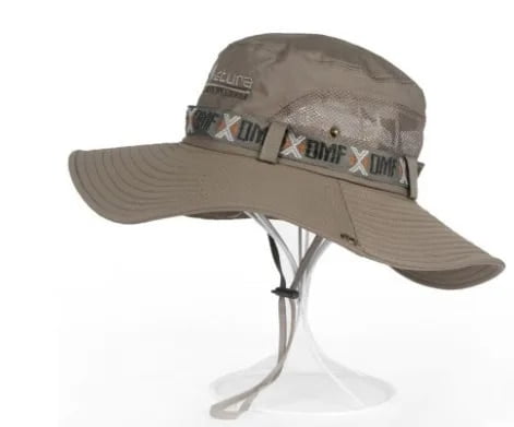 Summer Men Bucket Hat Outdoor UV Protection Wide Brim Panama Safari ...