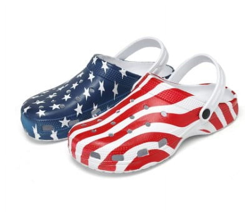 Summer Men's Slippers, American Flag Sandals, Large Size Massage ...