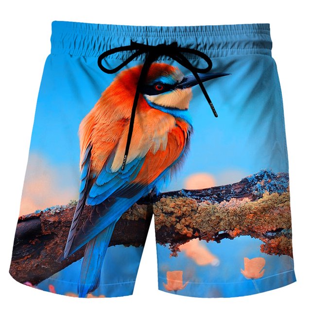 Summer Men's Swimwear Shorts Animal Pig Duck Print Shorts Beach Sexy ...