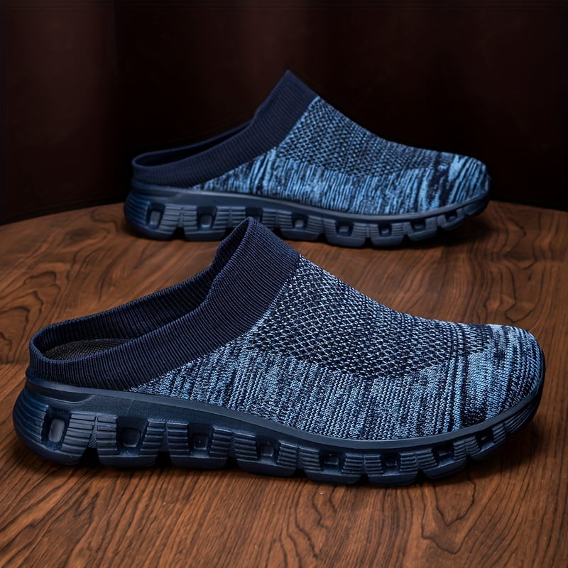 Summer Men's Woven Indoor Outdoor Activities, Knit Breathable Out Clogs ...