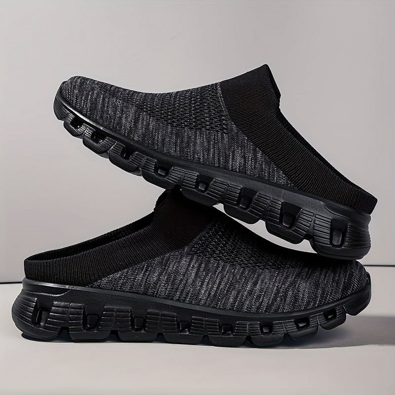 Summer Men's Woven Indoor Outdoor Activities, Knit Breathable Out Clogs ...