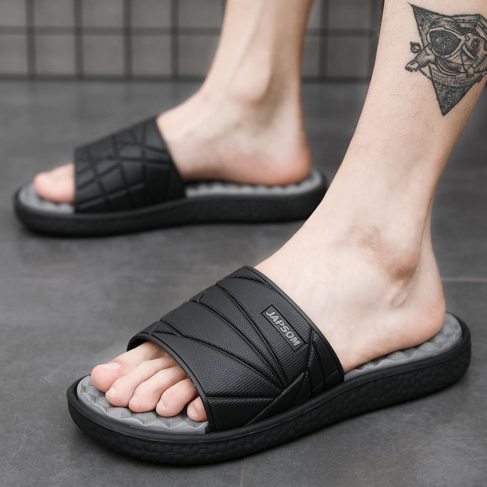 Summer Mens Foot Massage Acupressure Slippers Accupressure Home Indoor ...