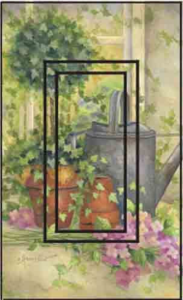 Summer Morning Single Rocker SwitchStix Peel and Stick Art Deco Switch ...