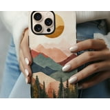 Summer Mountain Earth Tone Outdoor Art Design Case for iPhone 17 to 11 ...